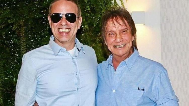 Em postagem rara, rei Roberto Carlos publica foto com seu filho Dudu ...