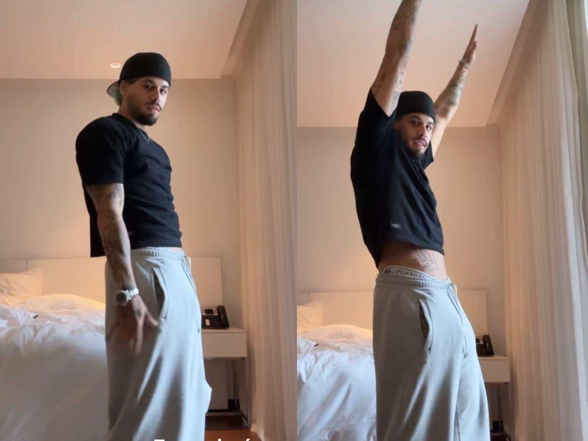 Zé Felipe compra cropped sem querer e diz que virou o João Guilherme - Famosos | Entretenimento