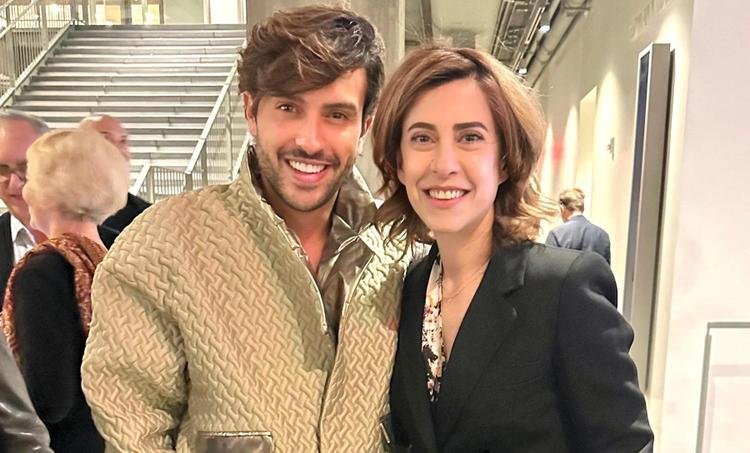 Haysam Ali marca presença em festival internacional e tieta Fernanda ...