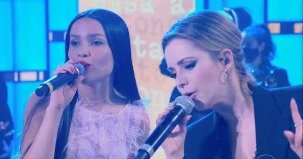 Sandy comemora participação no Domingão com Huck ao lado de Juliette