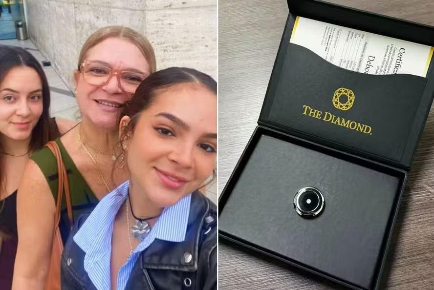 Cinzas da mãe de Mel Maia viram diamantes e são entregues à atriz e ...