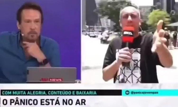 Pânico faz enquete sobre volta de Bolsonaro e Emílio Surita fica sem graça