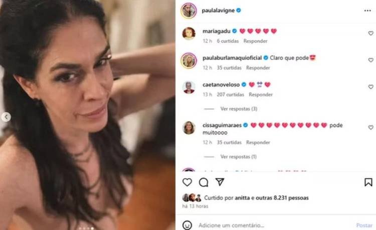 Esposa de Caetano Veloso surge nua e cantor toma atitude - Famosos | Entretenimento