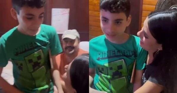 Ex-BBB Fernanda tem reencontro emocionante com filho autista; assista