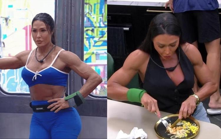 BBB 25: Gracyanne vomita com frequência e preocupa médicos da Globo - Famosos | Entretenimento