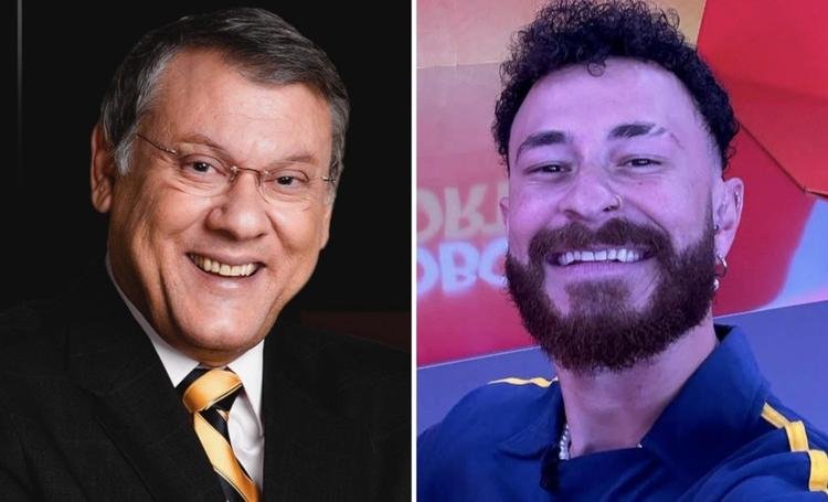 Milton Neves elogia trabalho de Fred Bruno na Globo e é chamado de Chiquinha - Coluna do ...