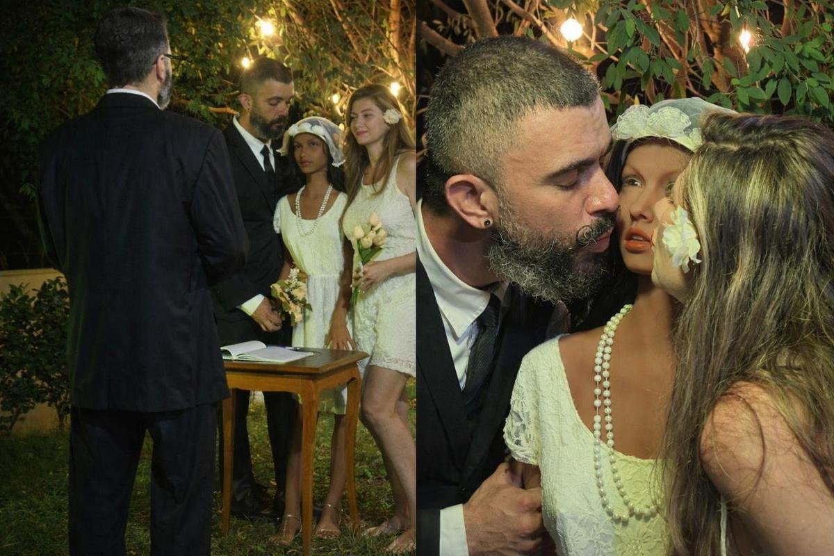 Casal 'se casa' com boneca realista e detalha romance: 'Virou algo ...