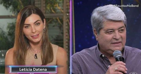 Filha de Datena revela que ficou nove anos sem falar com o apresentador